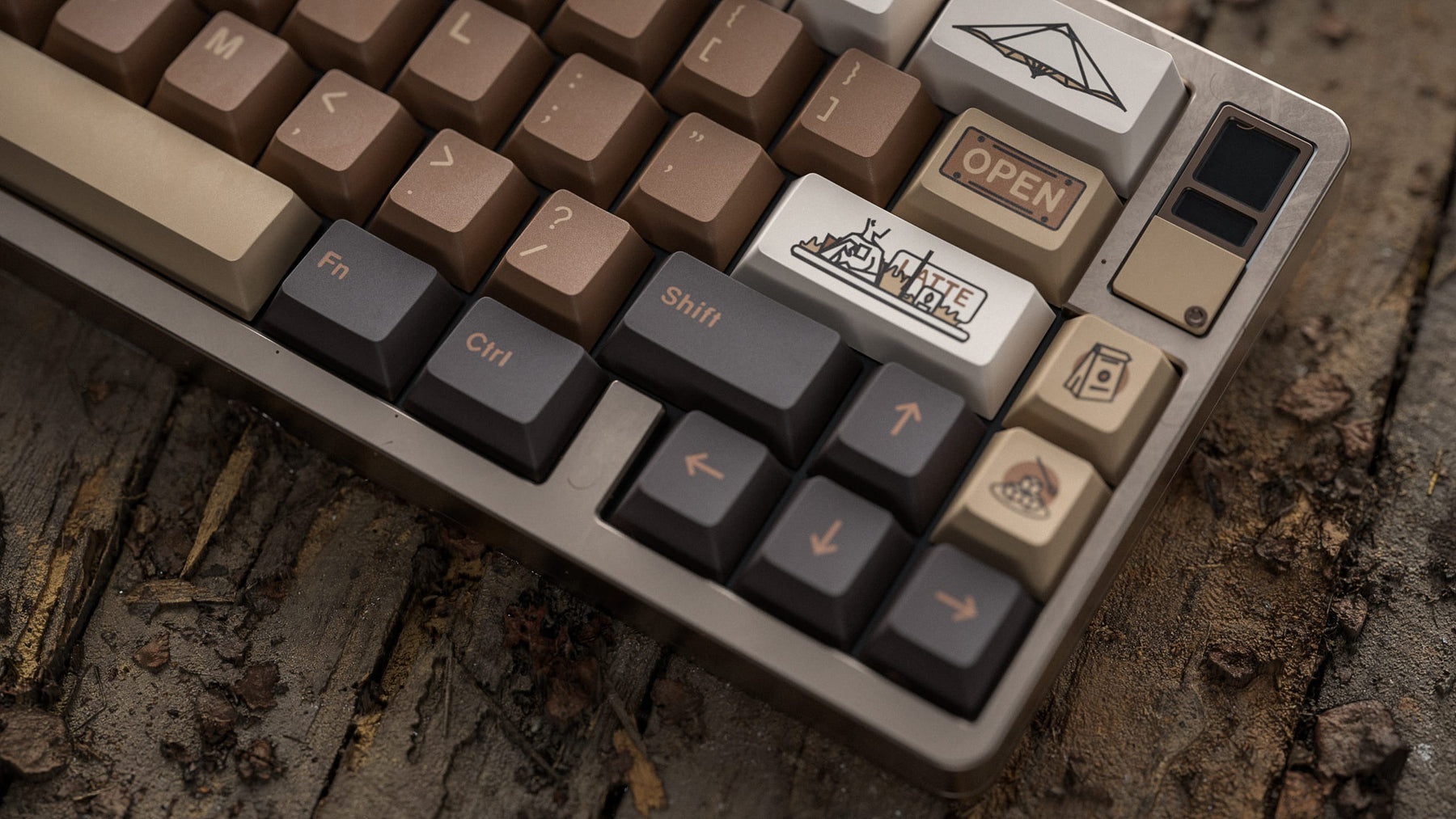 ALOHAKB COFFEE LATTE Cherry Profile Keycaps