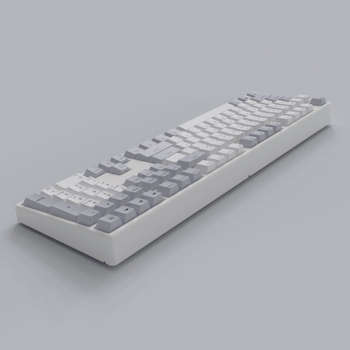 NIZ Keyboard X108 White/Black Capacitive Keyboard