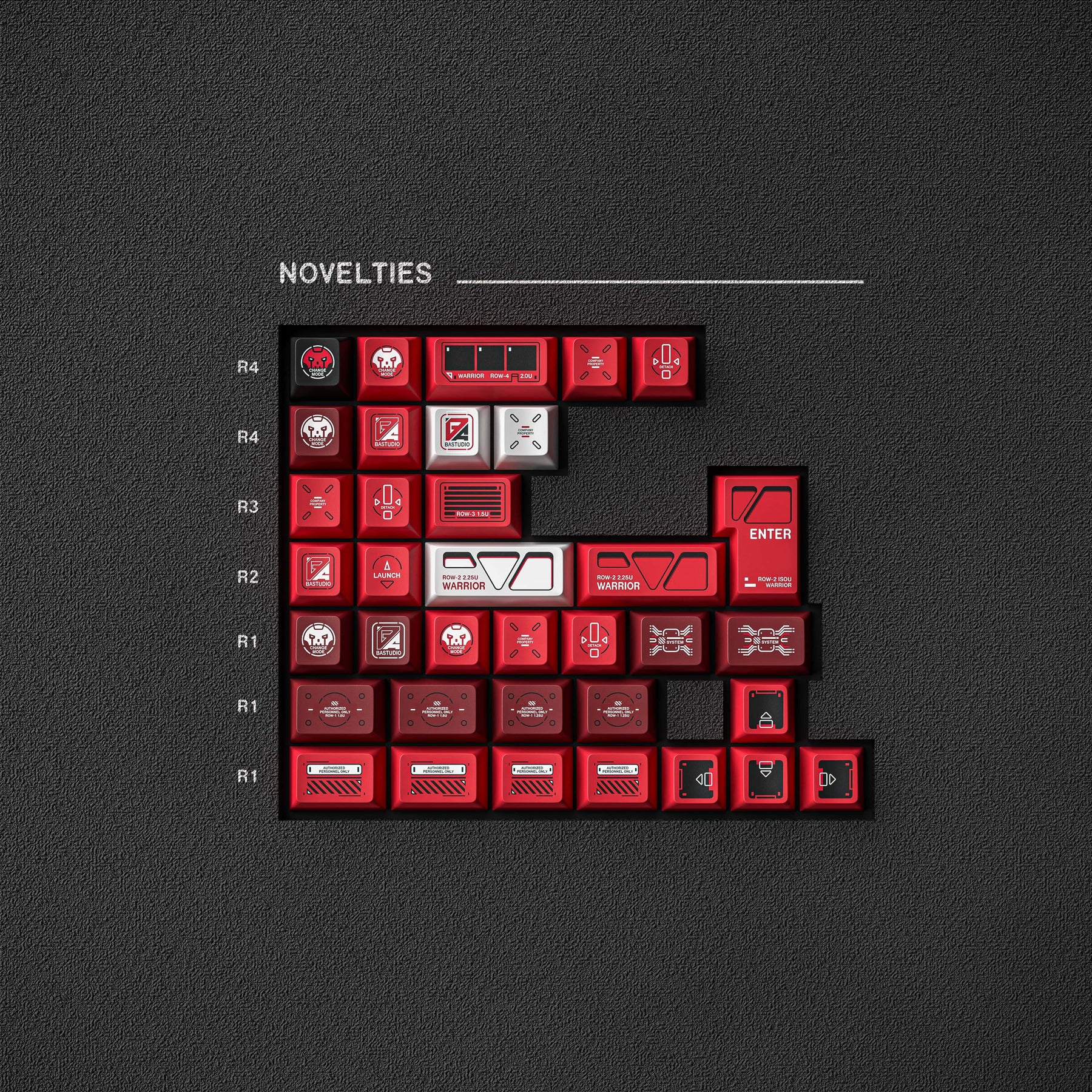 EPBT Warrior MK Ⅱ R2 Keycaps SET ALOHAKB